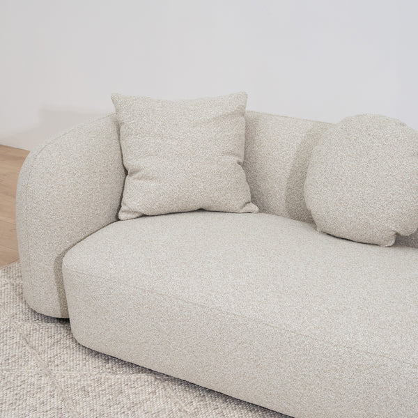 Justus 3 Seater Sofa - Oatmeal Beige | Interior Secrets