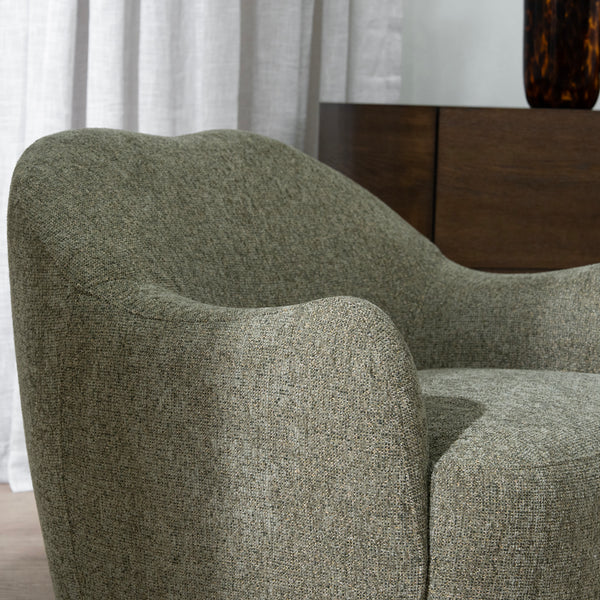Alvis Fabric Armchair - Sea Green | Interior Secrets