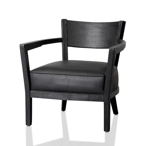 Ex Display - Wendell Leather Armchair - Full Black - Last One ...