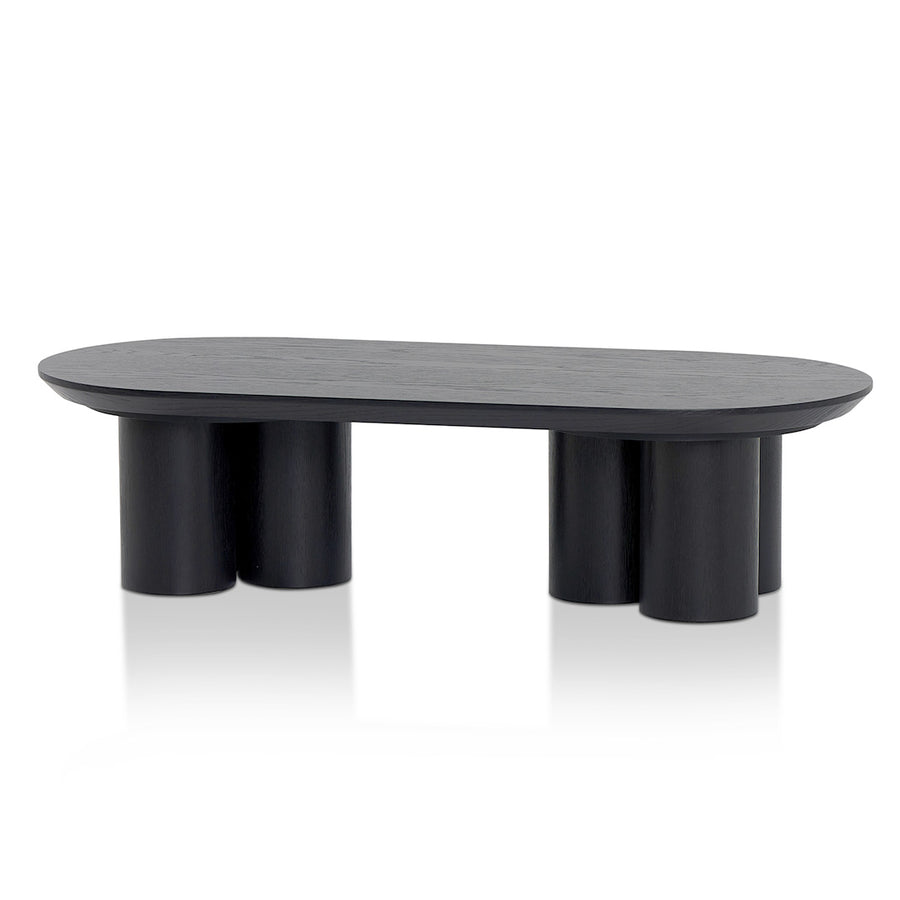 Holt 1.3m Coffee Table - Full Black | Interior Secrets