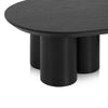 Holt 1.3m Coffee Table - Full Black | Interior Secrets