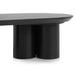 Holt 1.3m Coffee Table - Full Black | Interior Secrets