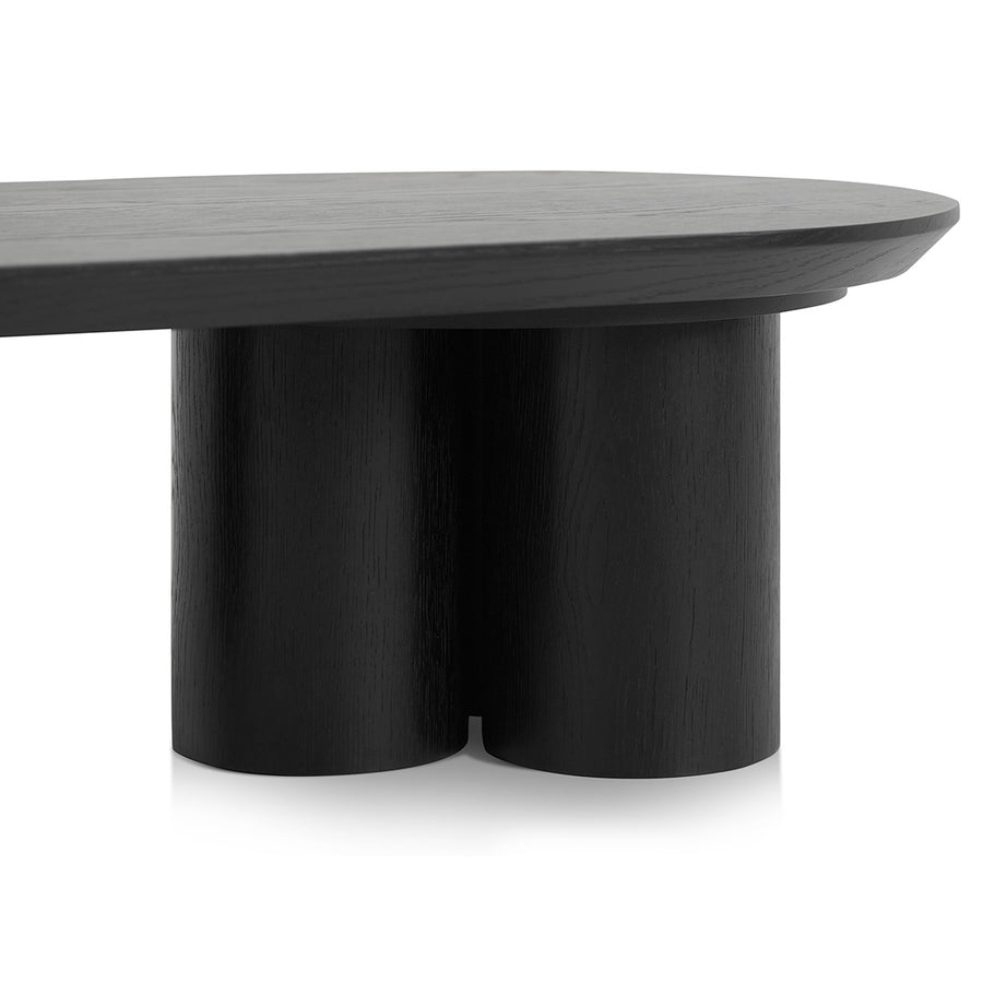 Holt 1.3m Coffee Table - Full Black | Interior Secrets