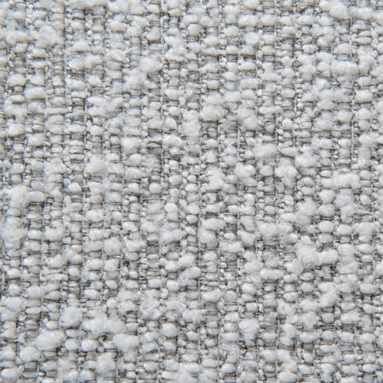 Elita 3 Seater Fabric Sofa - Silver Grey Boucle | Interior Secrets