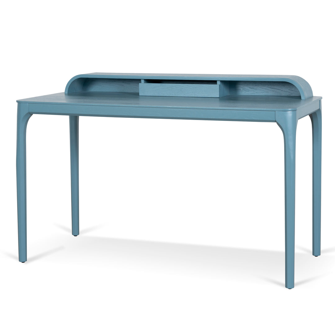Reva Wooden Home Office Desk - Light Blue | Interior Secrets