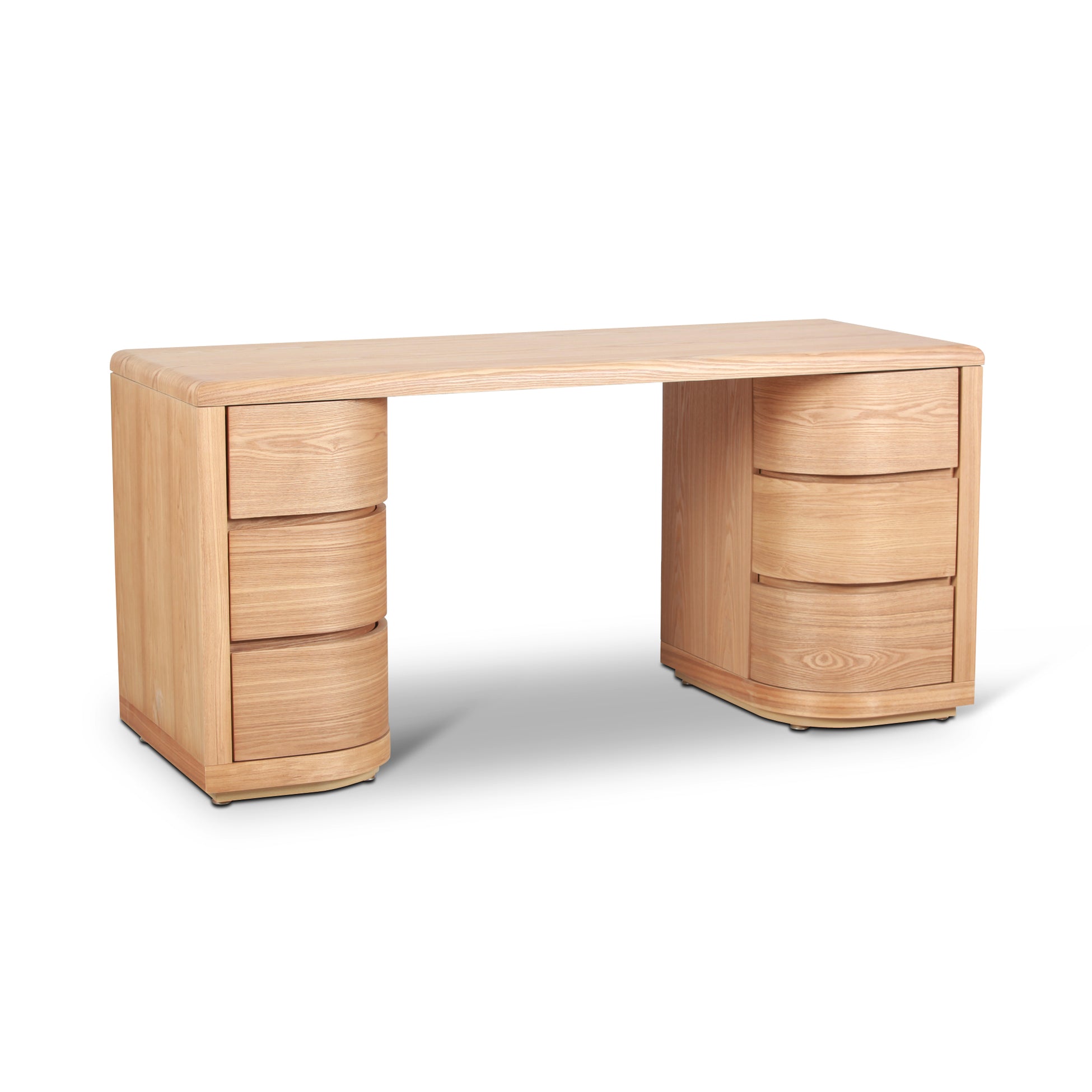 Aiza 1.6m Office Desk - Natural | Interior Secrets