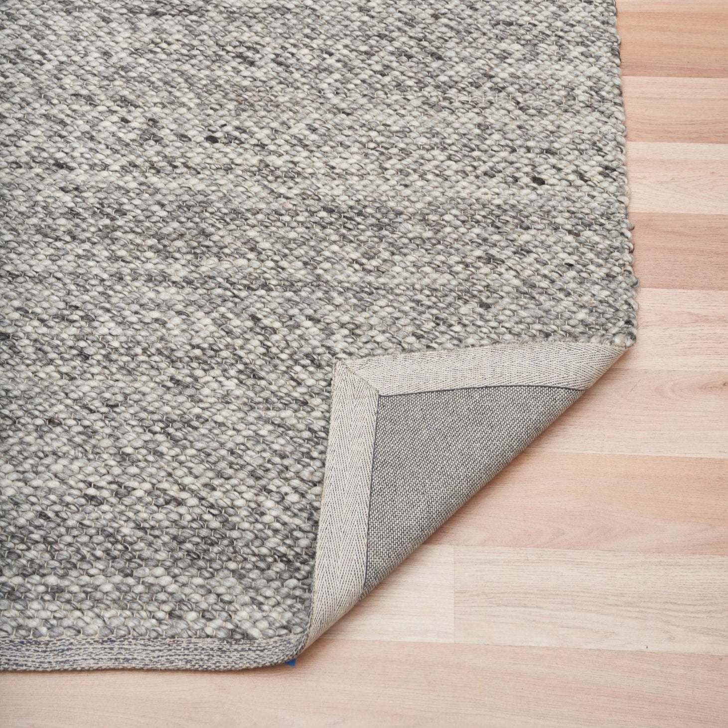 Parker New Zealand Wool Rug - Dark Grey | Interior Secrets