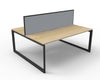 Rapid Infinity 1.5m Back to Back Loop Leg Workstation 2 Seater ...