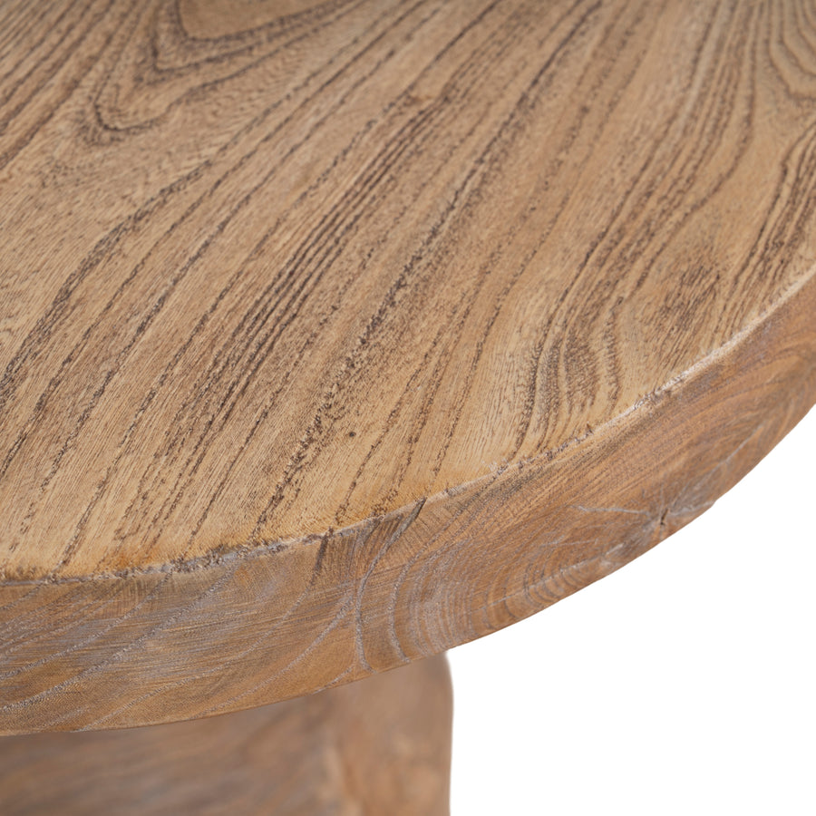 Roslain 40cm Round Side Table - Natural | Interior Secrets