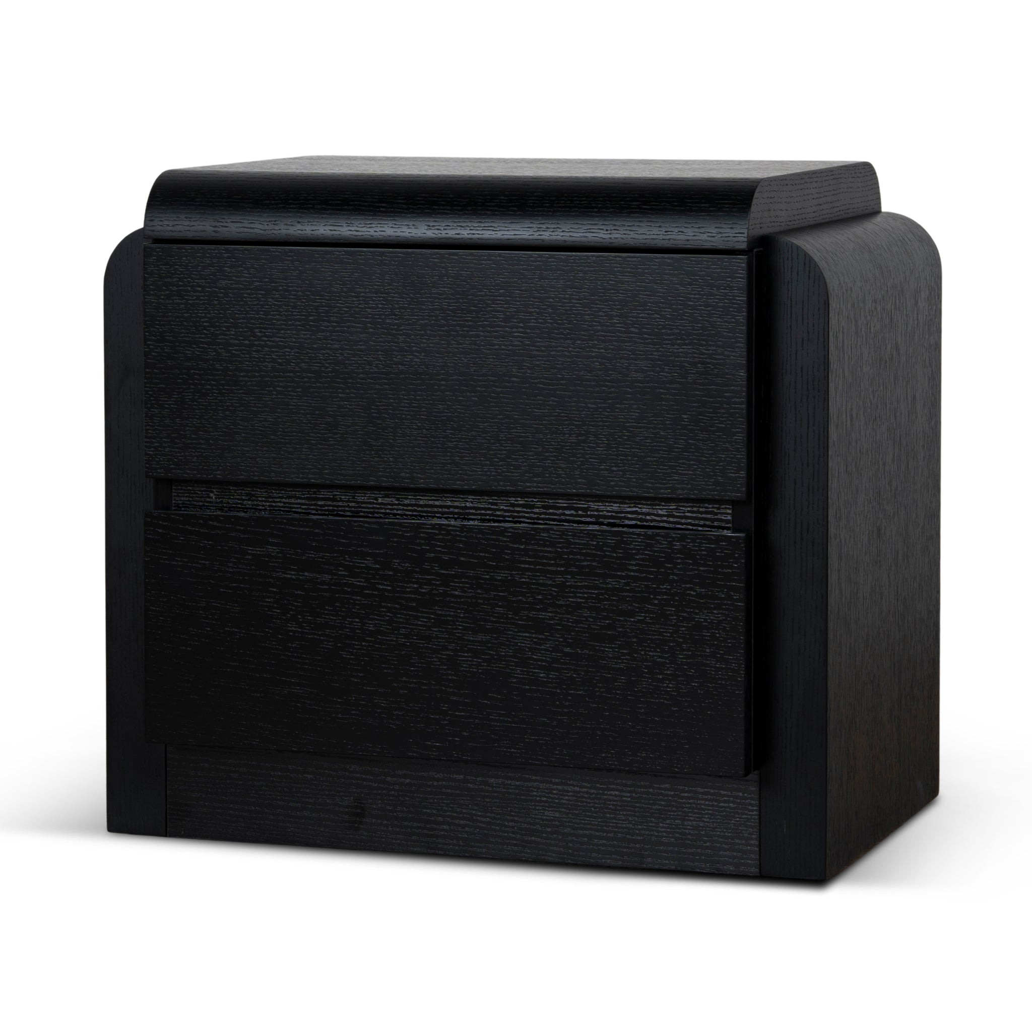 Aurelia Bedside Table - Full Black | Interior Secrets