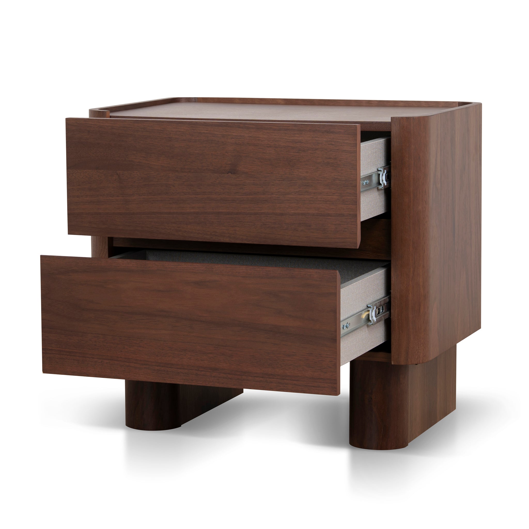 Rilano Bedside Table - Walnut | Interior Secrets
