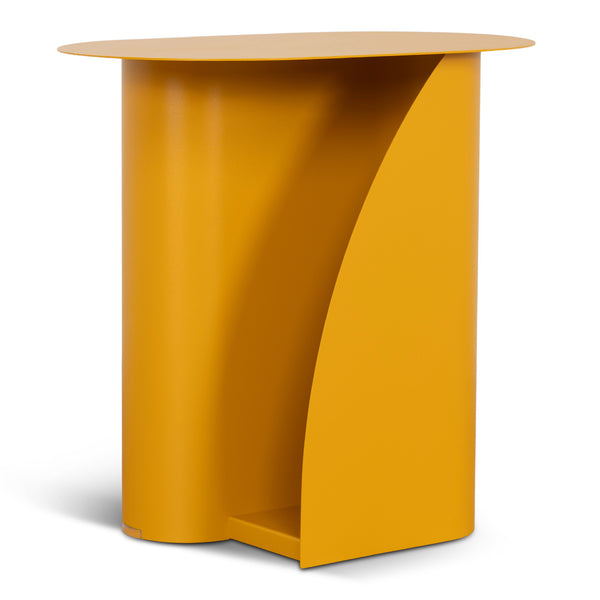 Vetra 50cm Side Table - Sandy Mustard | Interior Secrets