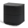 Elino Bedside Table - Full Black | Interior Secrets