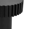 Alfaro 50cm Round Side Table - Full Black | Interior Secrets