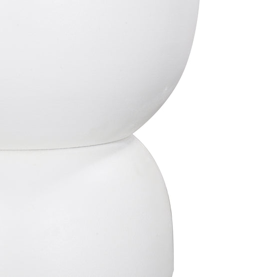 Anttoni 38cm Round Side Table - White | Interior Secrets