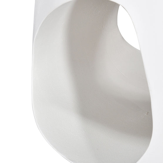 Baldini 32cm Round Side Table - White | Interior Secrets
