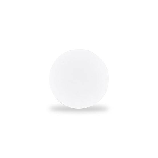 Baldini 32cm Round Side Table - White | Interior Secrets