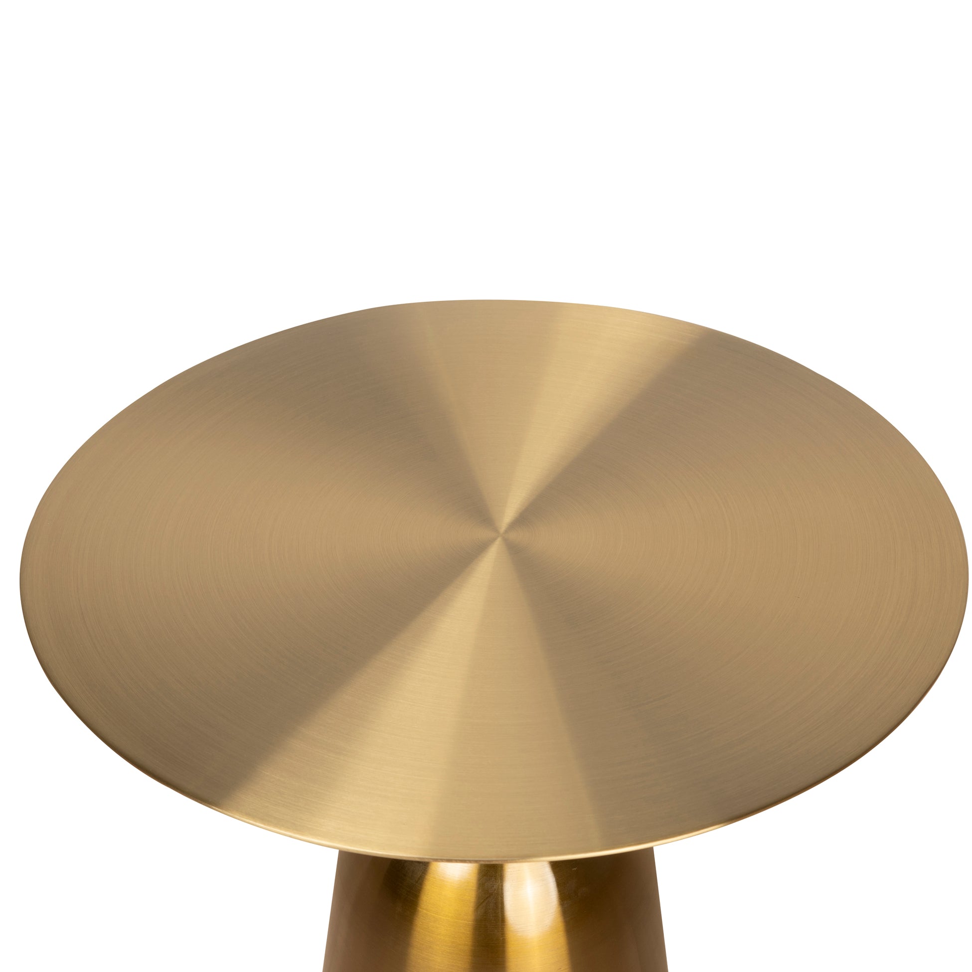 Zenon 45cm Round Side Table - Gold | Interior Secrets