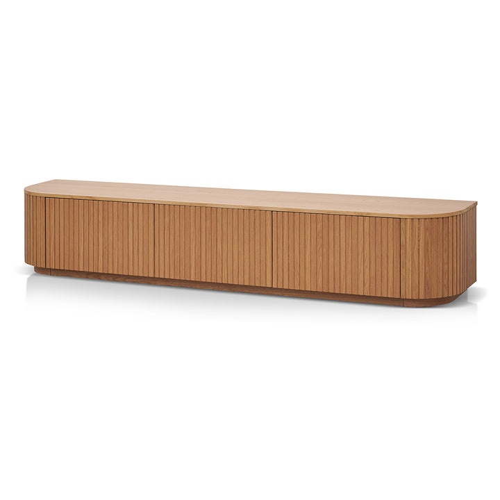 Marty 2.4m TV Entertainment Unit - Natural Oak | Interior Secrets