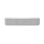 Marty 2.4m TV Entertainment Unit - Full White Oak | Interior Secrets