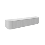 Marty 2.4m TV Entertainment Unit - Full White Oak | Interior Secrets