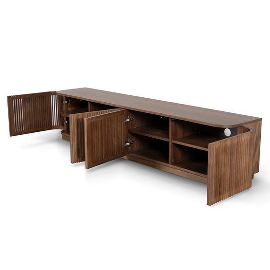 Tahlia 2m TV Entertainment Unit - Walnut | Interior Secrets