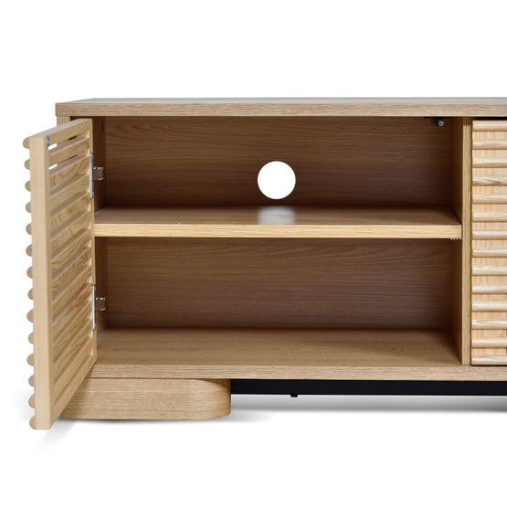 Riley 2.3m TV Entertainment Unit - Natural | Interior Secrets