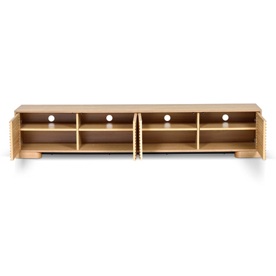 Riley 2.3m TV Entertainment Unit - Natural | Interior Secrets