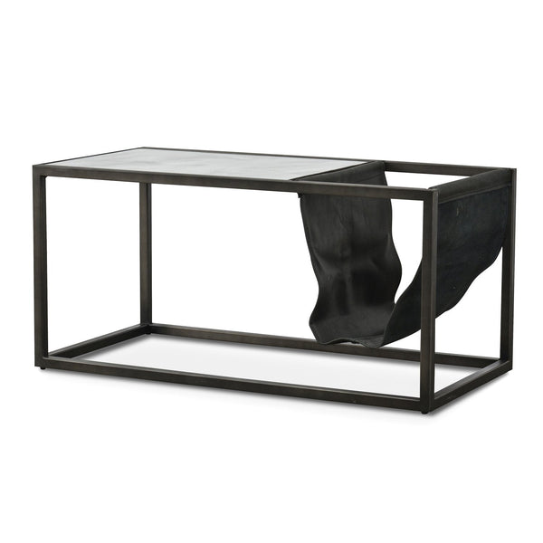 Ex Display - Brandon 80cm White Marble Coffee Table | Interior Secrets