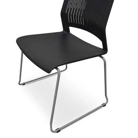 Ex Display - Elvis Visitor Chair - Black | Interior Secrets