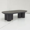 Holt 1.3m Coffee Table - Full Black | Interior Secrets