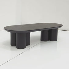 Holt 1.3m Coffee Table - Full Black | Interior Secrets