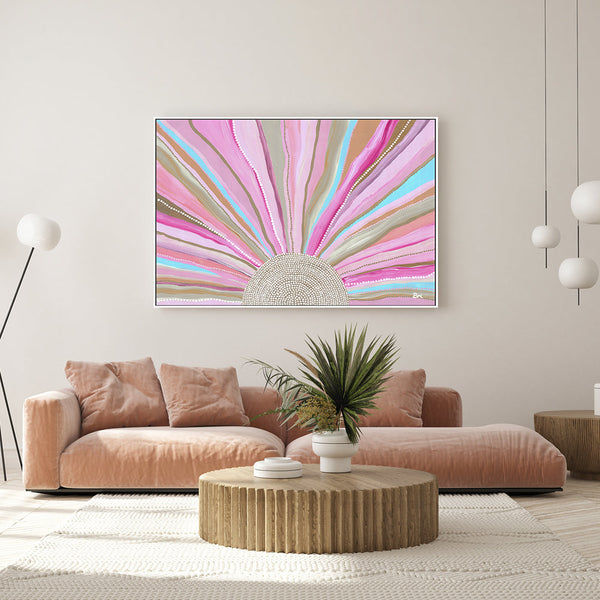 Rising Sun, Bold Pink Tones, By Bri Chelman | Interior Secrets