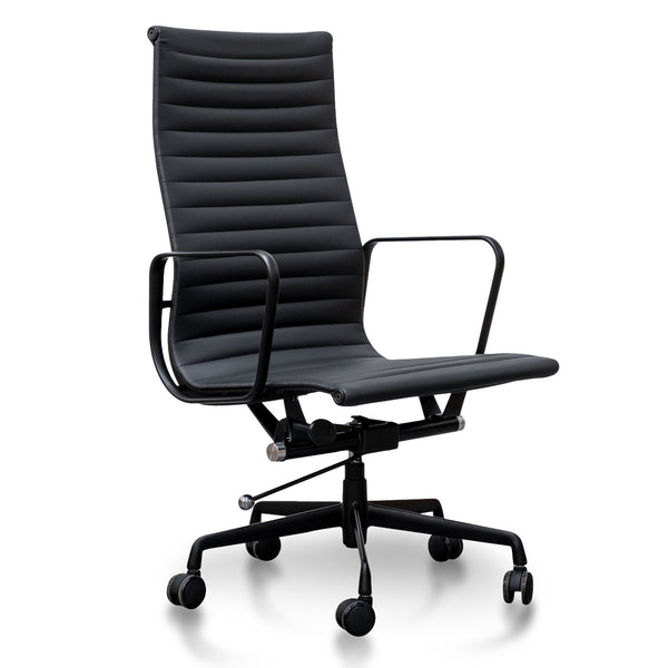 Floyd High Back Office Chair - Full Black | Interior Secrets