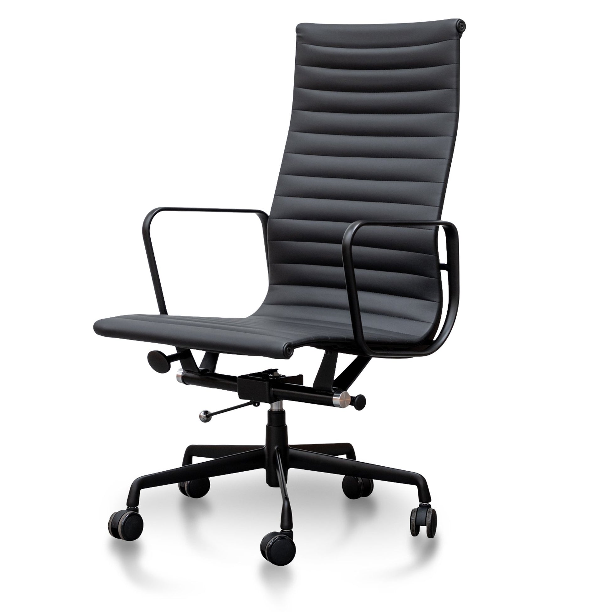 Floyd High Back Office Chair - Full Black | Interior Secrets
