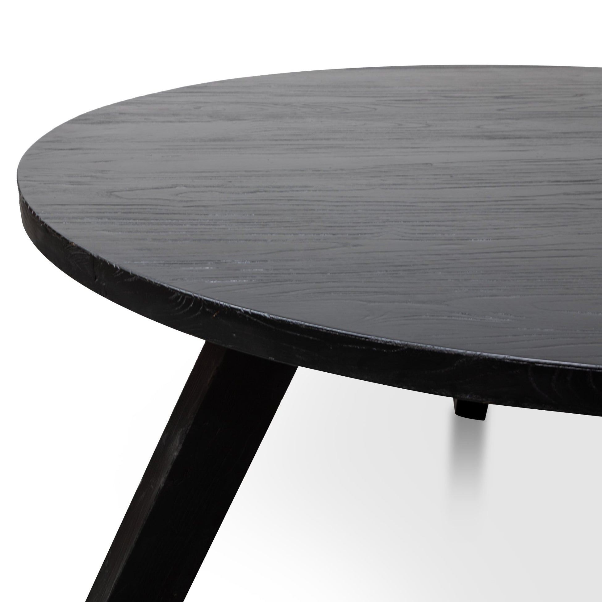 Ethan Round Dining Table - Full Black | Interior Secrets