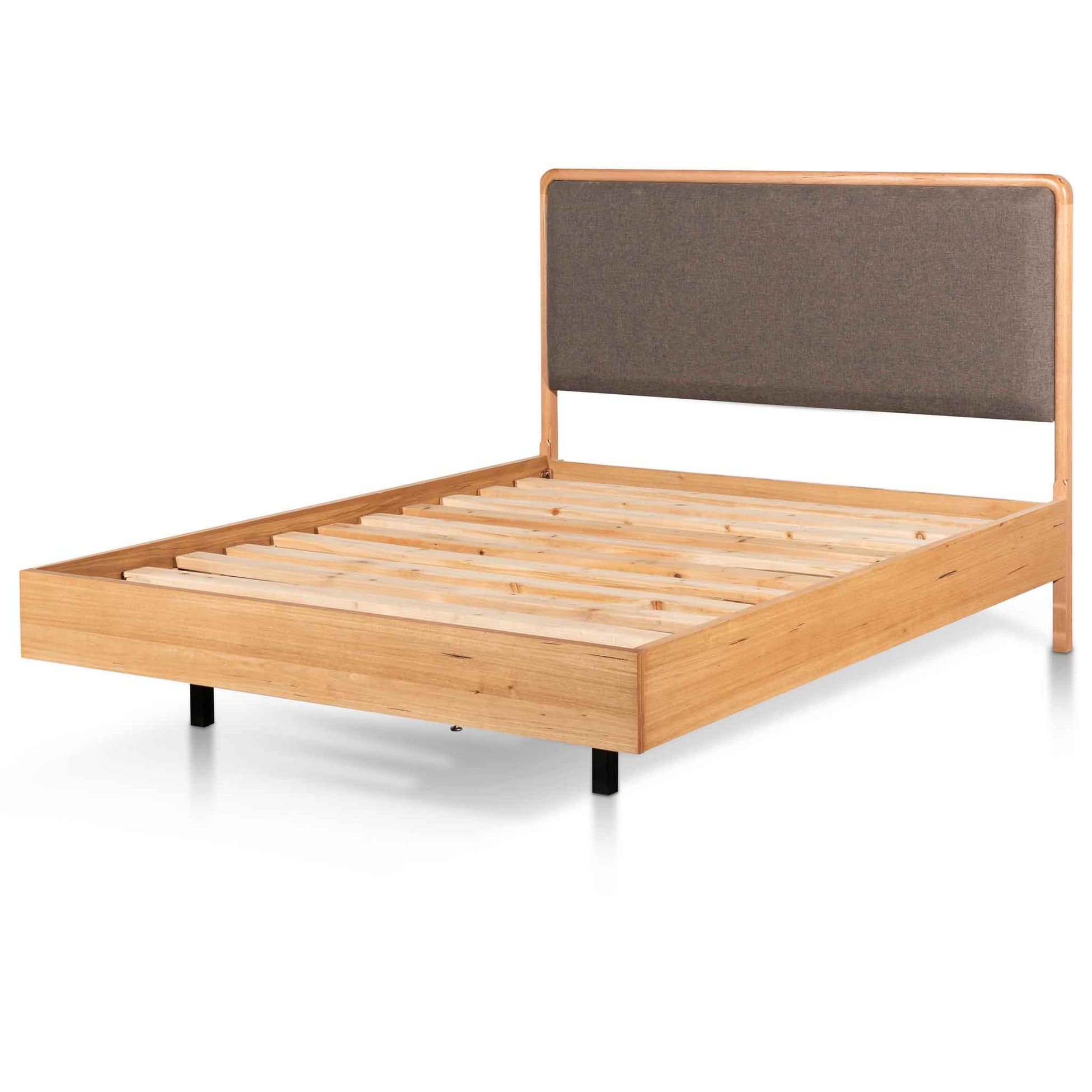 Margo King Bed Frame - Messmate - Last One | Interior Secrets