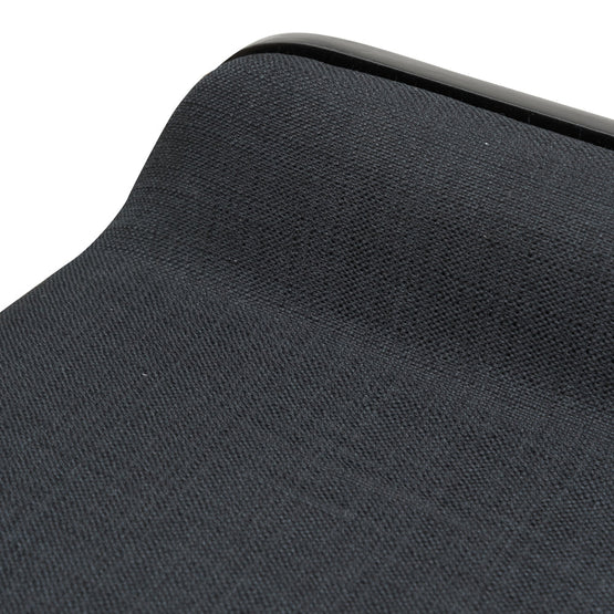 Ex Display - Finn 65cm Fabric Bar Stool - Black | Interior Secrets