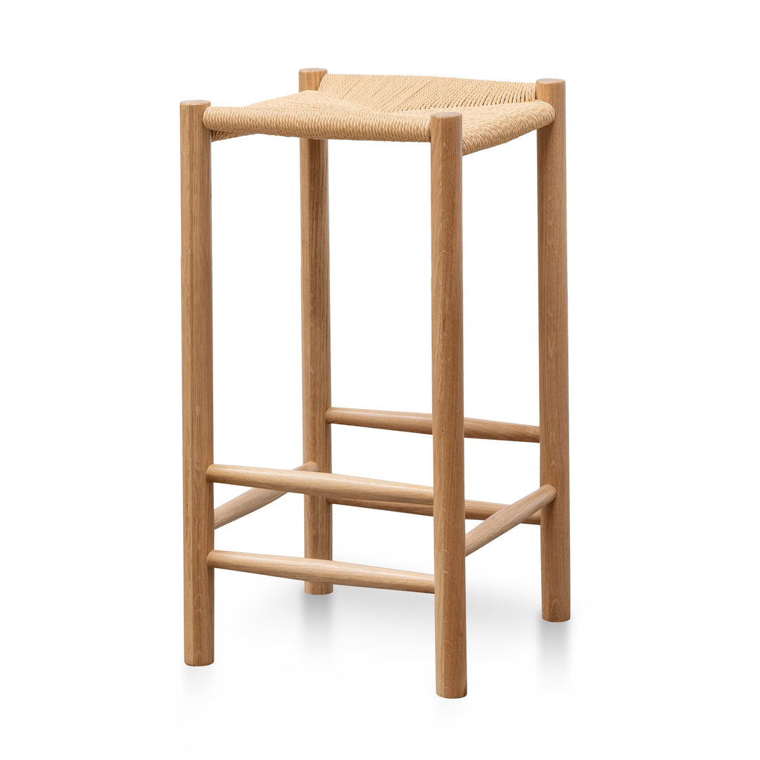Erika 65cm Rattan Bar Stool - Natural | Interior Secrets