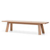 Dalton 2m Reclaimed Wood Bench - Black | Interior Secrets