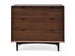 Asta 3 Drawer Chest Scandinavian Design - Walnut | Interior Secrets