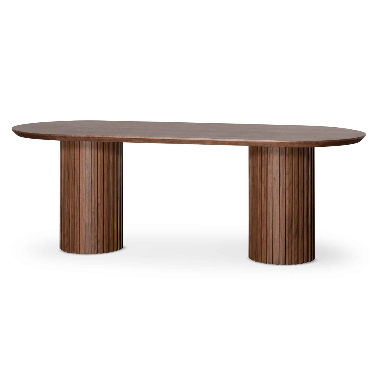 Marty 2.5m Wooden Dining Table - Walnut | Interior Secrets