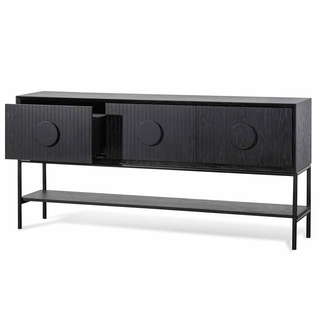 Curtis 1.8m Console Table - Black | Interior Secrets
