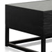 Ted 1.2m Elm Coffee Table - Full Black | Interior Secrets
