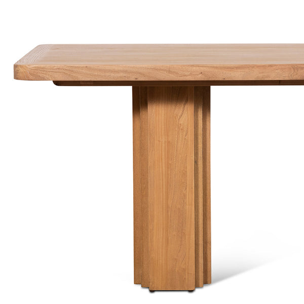 Kathleen 2.4m Elm Dining Table - Natural | Interior Secrets