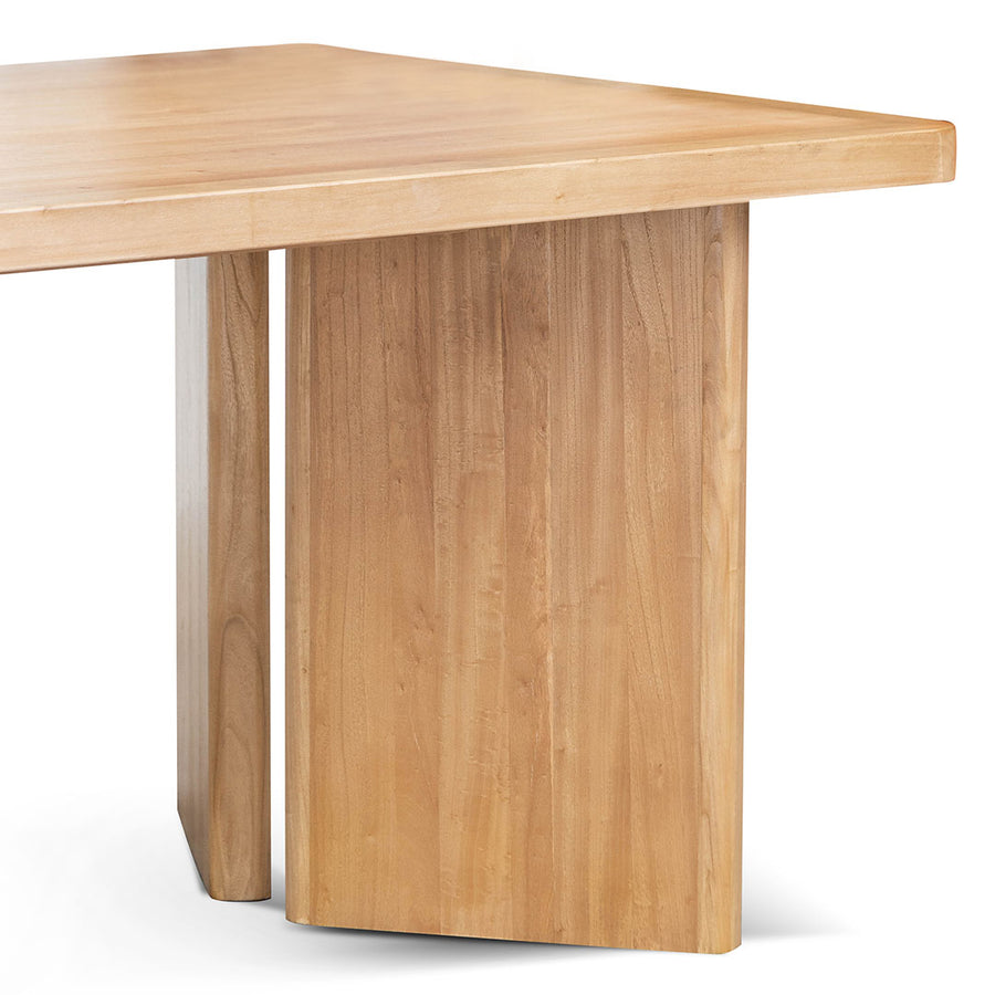 Munoz 2.4m Elm Dining Table - Natural | Interior Secrets