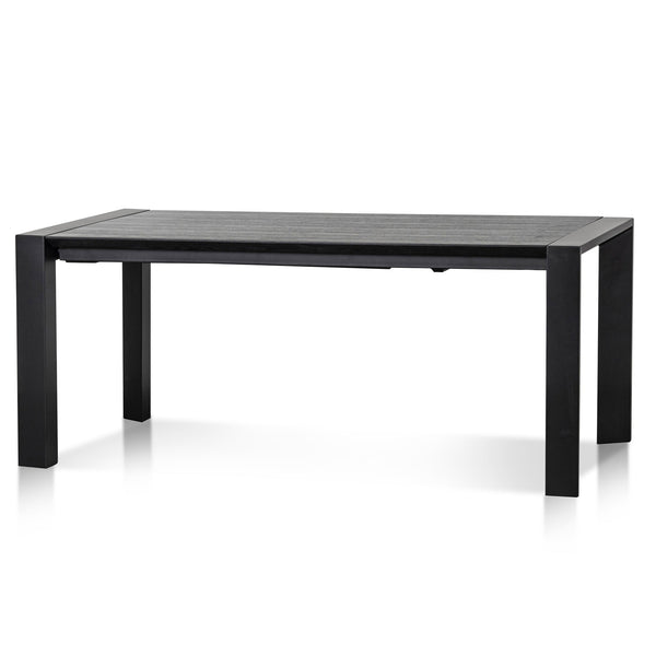 Viola Extendable (1.8m - 2.8m) Wooden Dining Table - Black | Interior ...