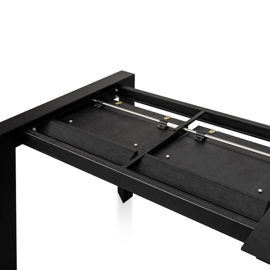 Viola Extendable (1.8m - 2.8m) Wooden Dining Table - Black | Interior ...