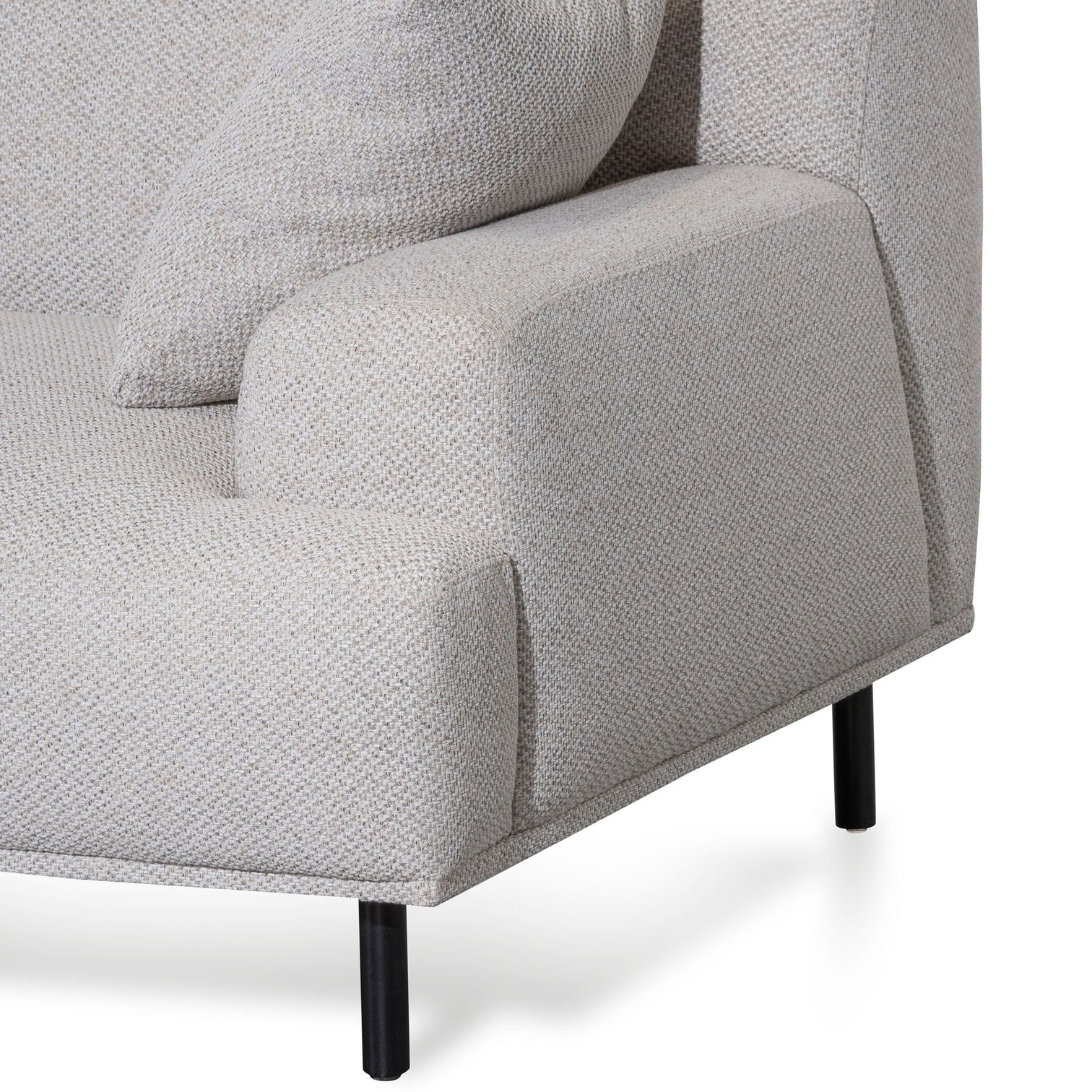 Jasleen Left Chaise Sofa - Sterling Sand | Interior Secrets