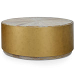 Melvin 1m Round Elm Coffee Table | Interior Secrets